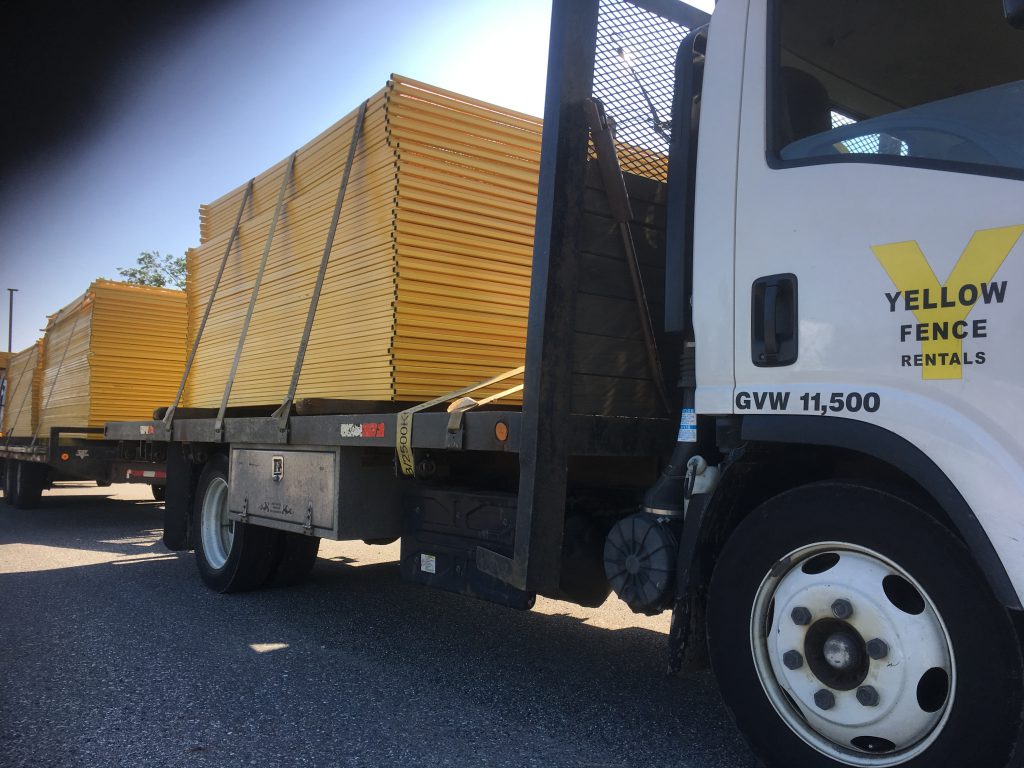 Yellow Fence Rentals | Construction Fencing Rentals | Security Fence